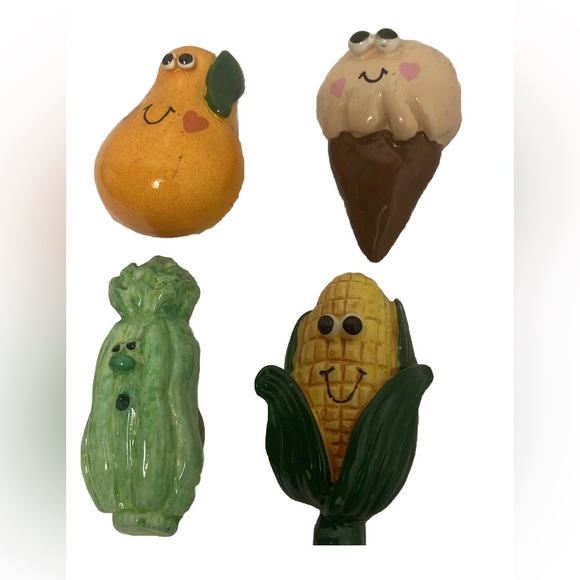 Enesco | Kitchen | 985 Vintage Enesco Magnet Bundle Anthropomorphic ...